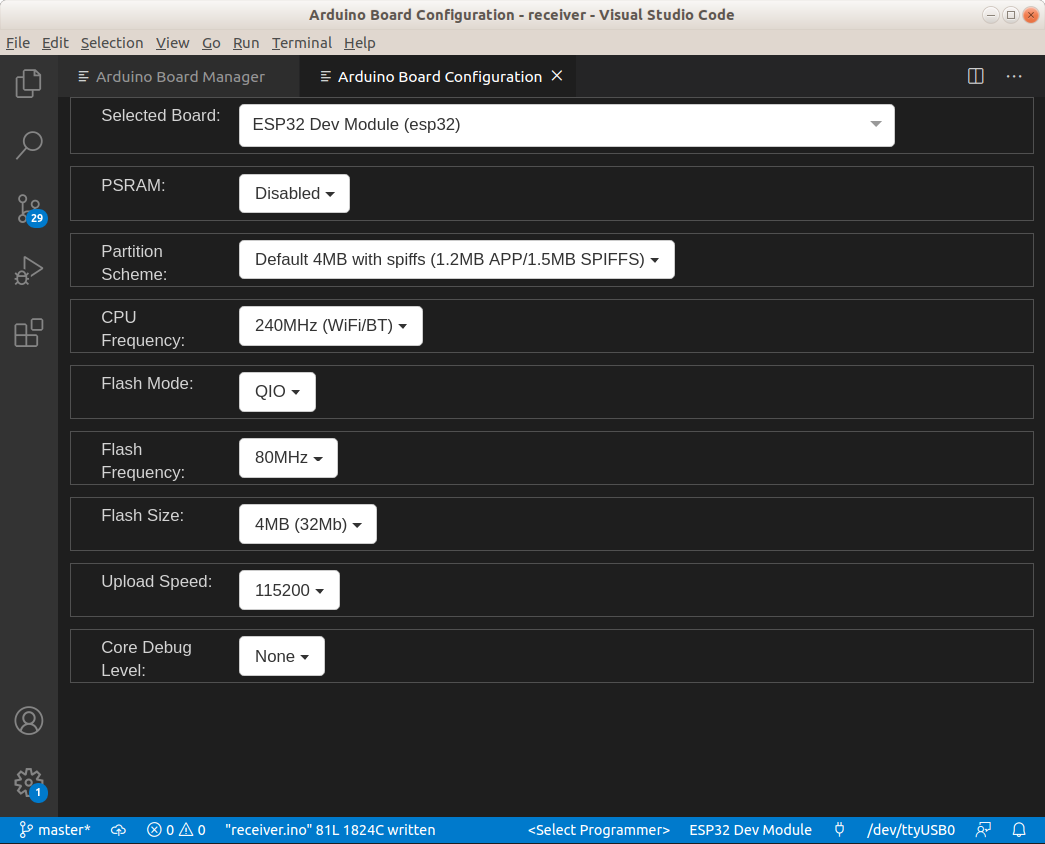 VSCodeにArduino IDEのプラグインを導入し，esp32に書き込む | Remma's Laboratory