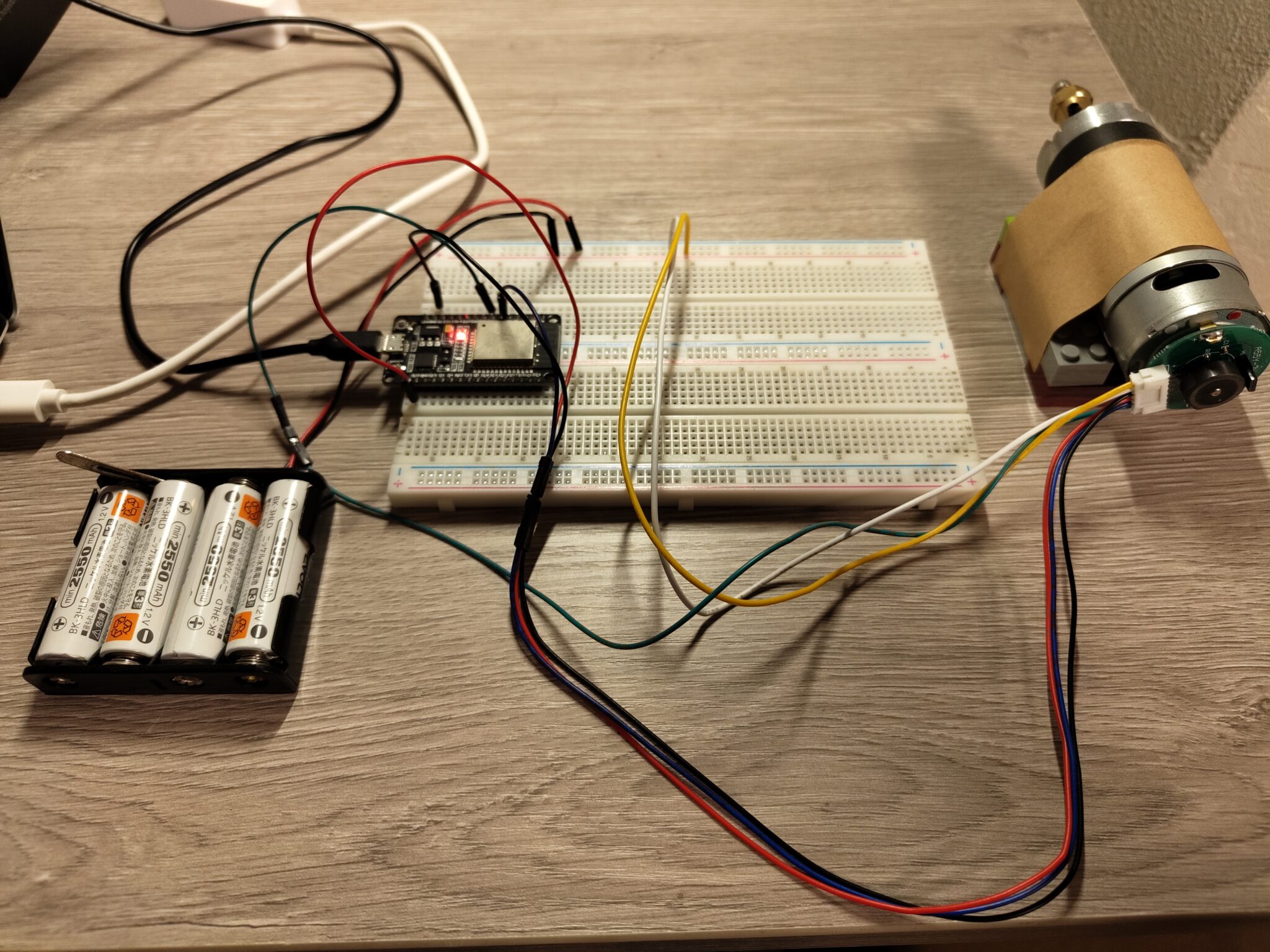 esp32 (arduinoベース) でモータのエンコーダ値を読み、rpm に変換する | Remma's Laboratory
