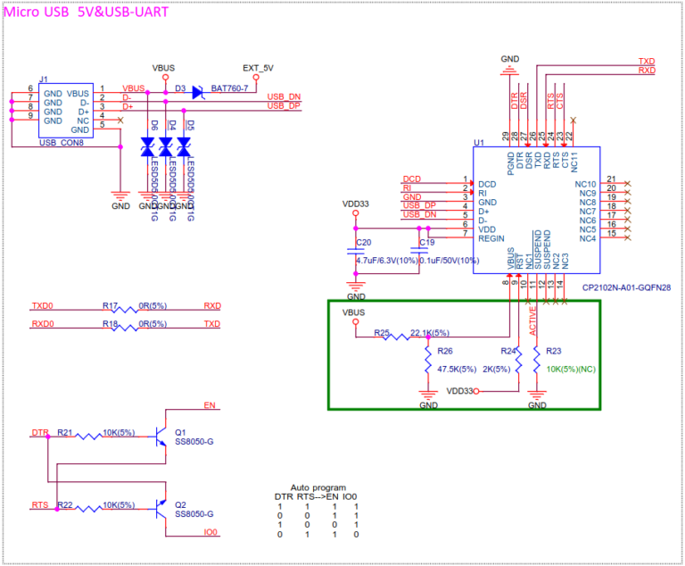 Understand the ESP32-DevKitC V4 board schematic | Remma's Laboratory